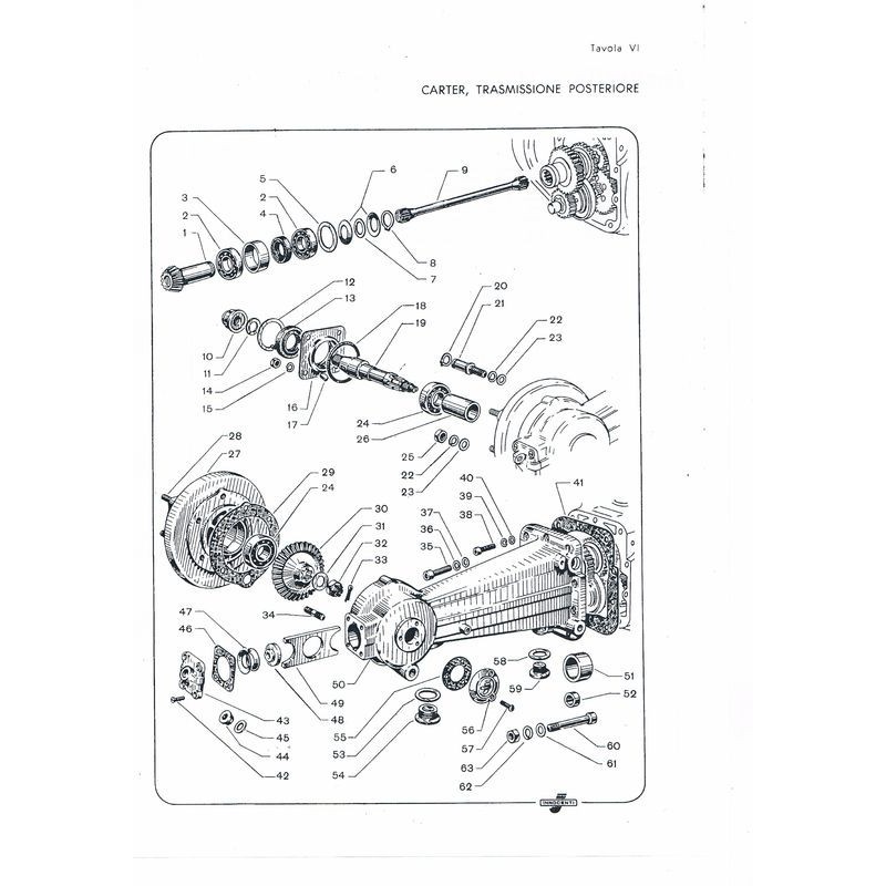 TABLA 06 DESPIECE: CARTER Y TRASMISION - ASM Scooters
